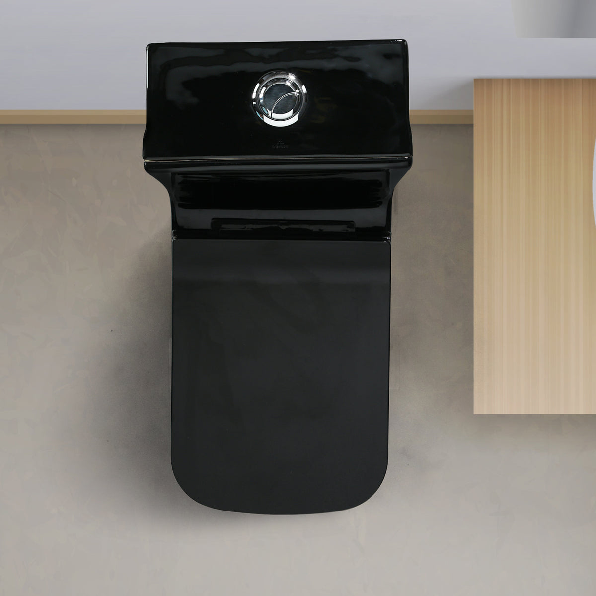 SQUARE Ceramic Western Toilet/Commode/European Commode Square With Sof ...