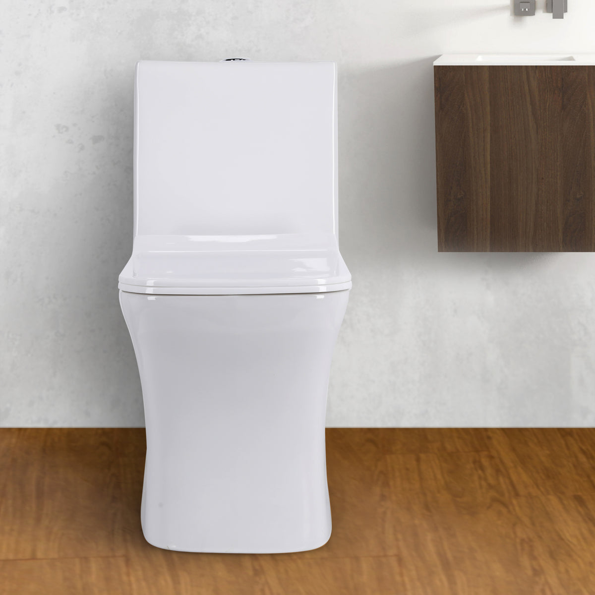 SQUARE Ceramic Western Toilet/Commode/European Commode Square With Sof ...
